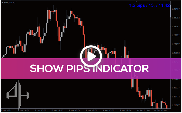 Show Pips MT4 indicator, High-Precision Indicator for Accurate Market Measurement - PiP Hunter